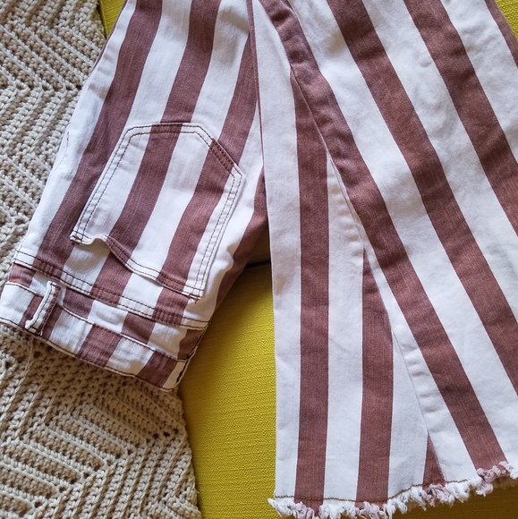Altar'd State | Pants & Jumpsuits | Altard State Brown Striped Super ...